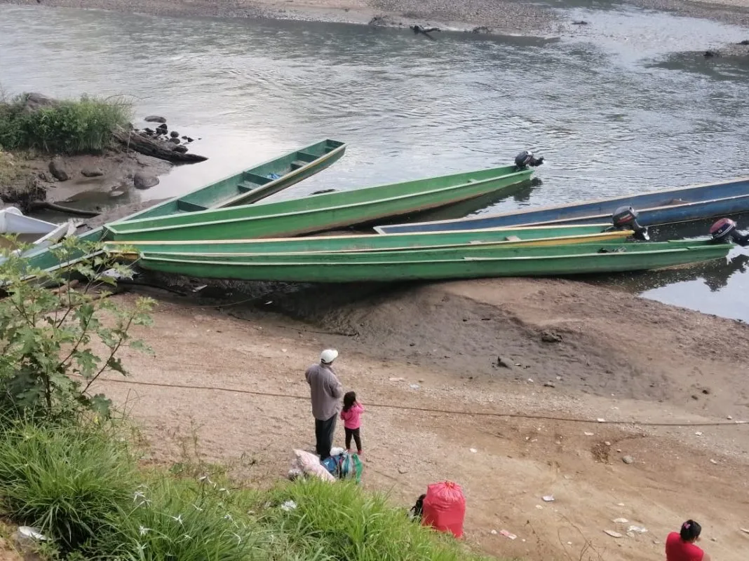 Crisis por sequia en el río Patuca en Gracias a Dios