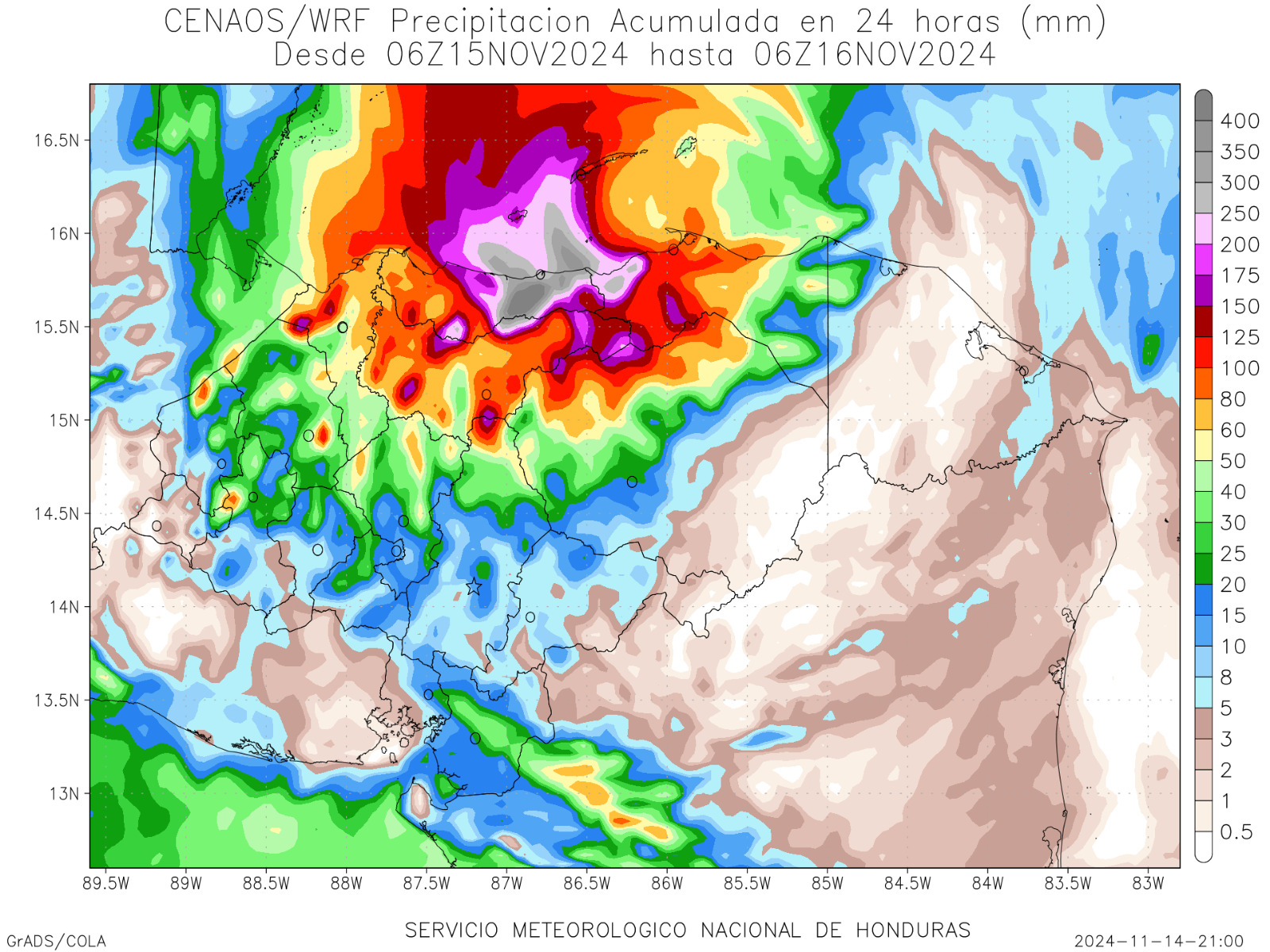 Honduras en alerta por tormenta tropical Sara