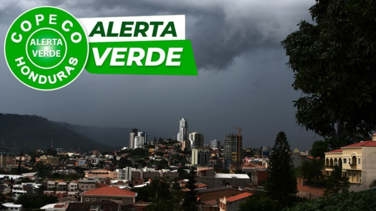 Copeco emiten alerta verde para seis departamentos por lluvias