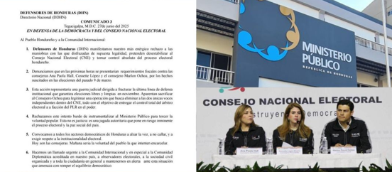 Defensores por Honduras denuncian que el MP presentará requerimiento ...