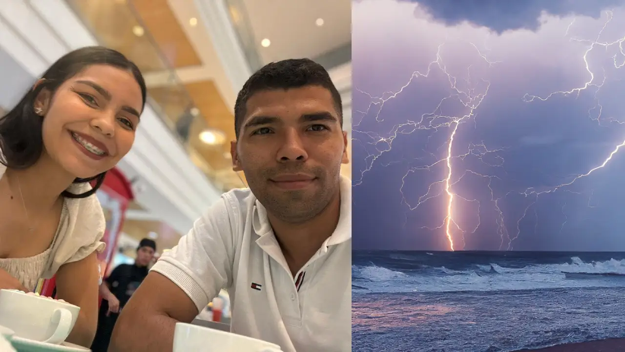 Un rayo mata a joven recién casada y deja herido a su esposo durante su luna de miel